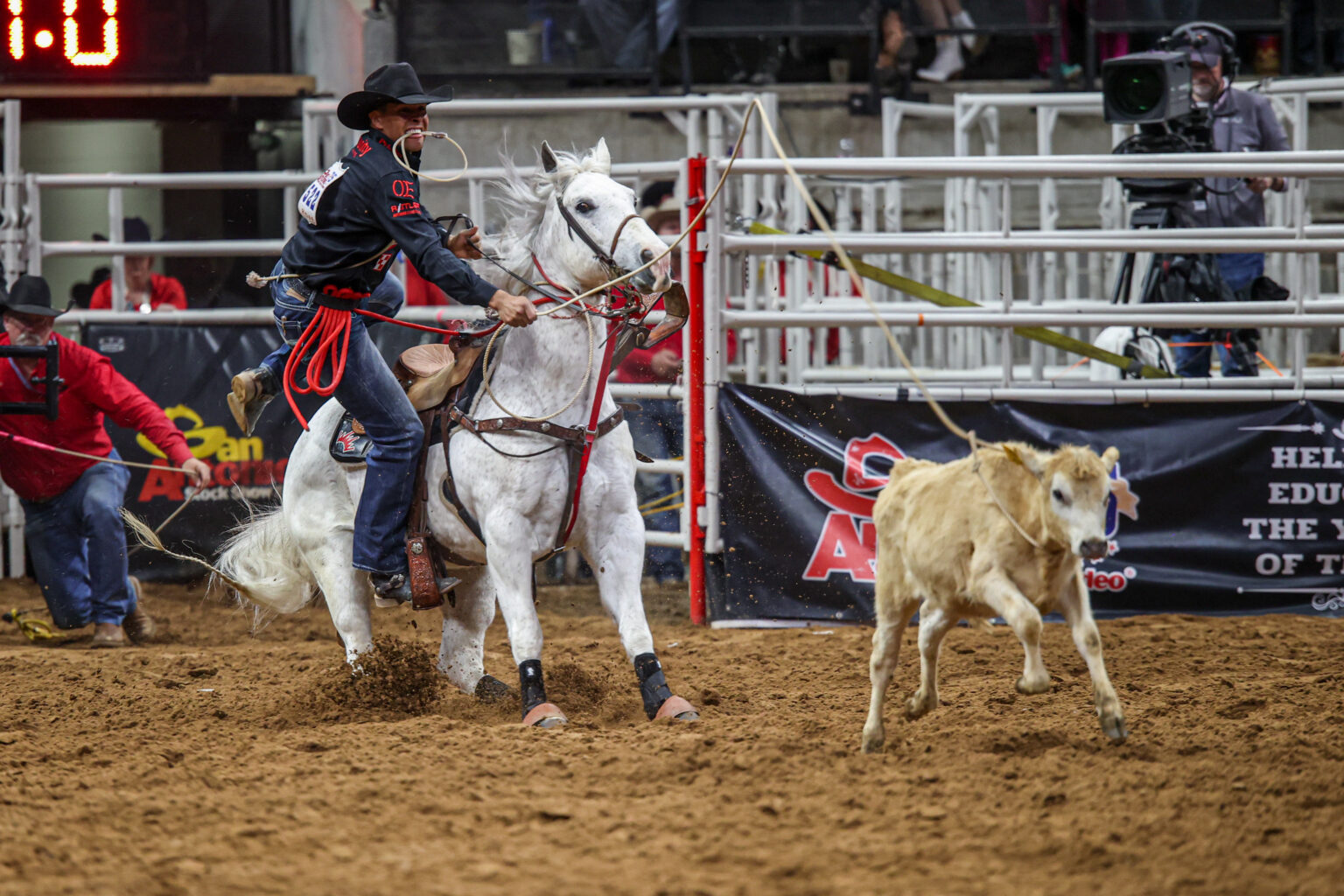 San Antonio Stock Show & Rodeo Calf Roping Results and More